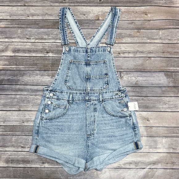 Ziggy Denim Light Wash Shortalls